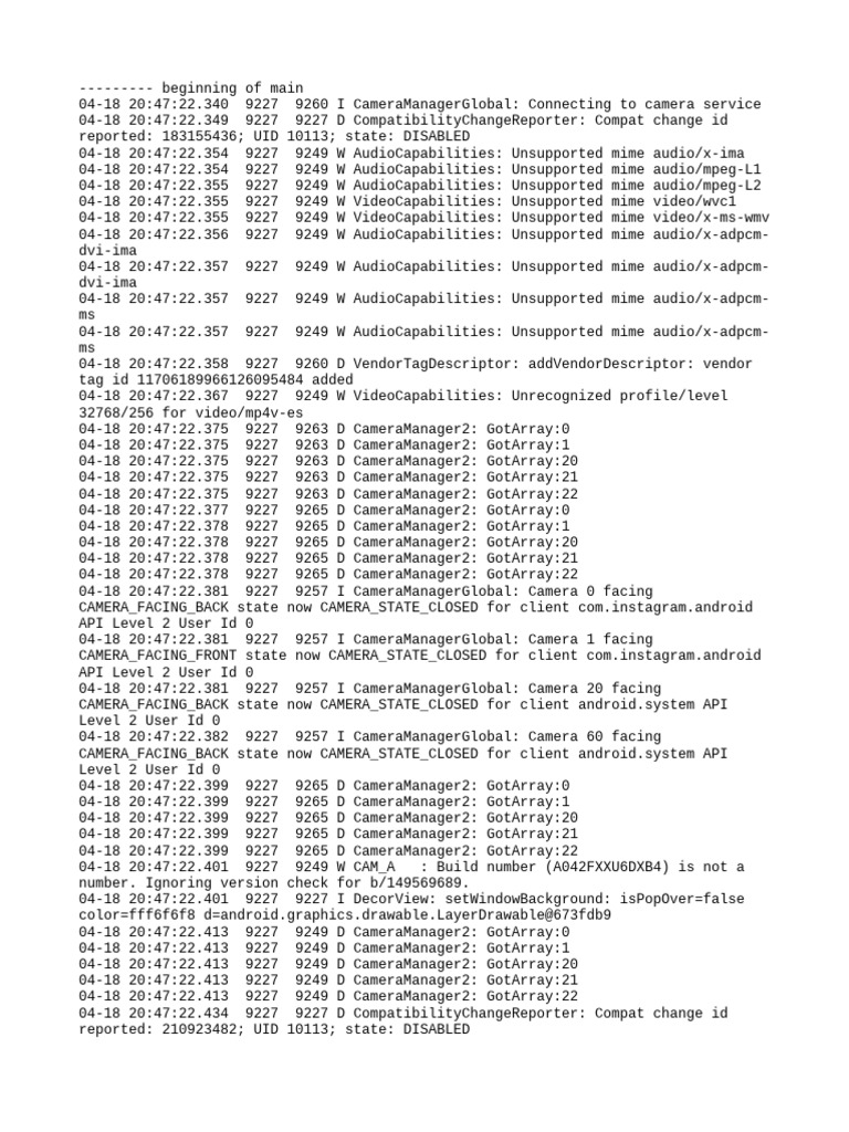Log Cat 1744984042224 | PDF | Software | Computing