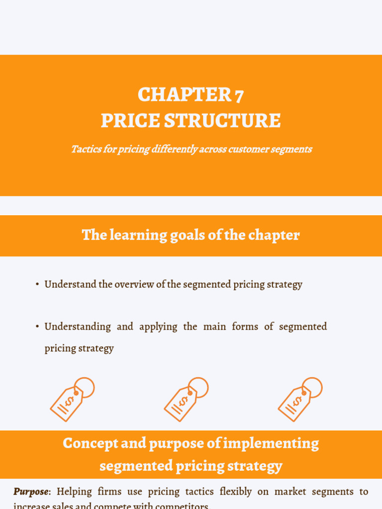 Chapter 7 - Price Structure | PDF | Pricing | Prices