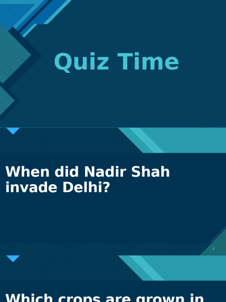 Quiz Time | PDF