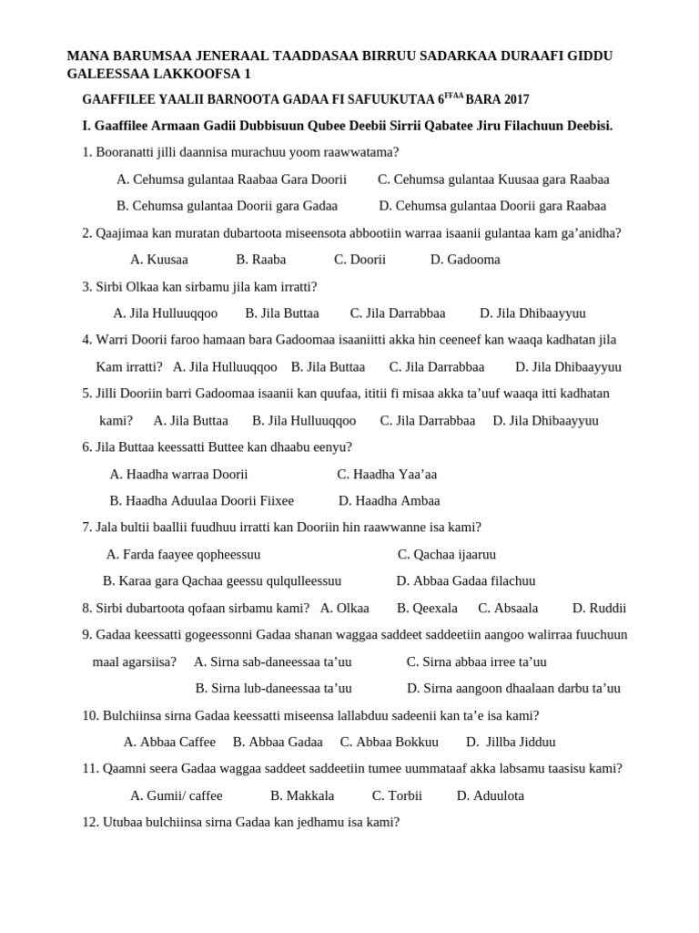 Worksheet 6ffaa Bara 2017 Sem1 | PDF
