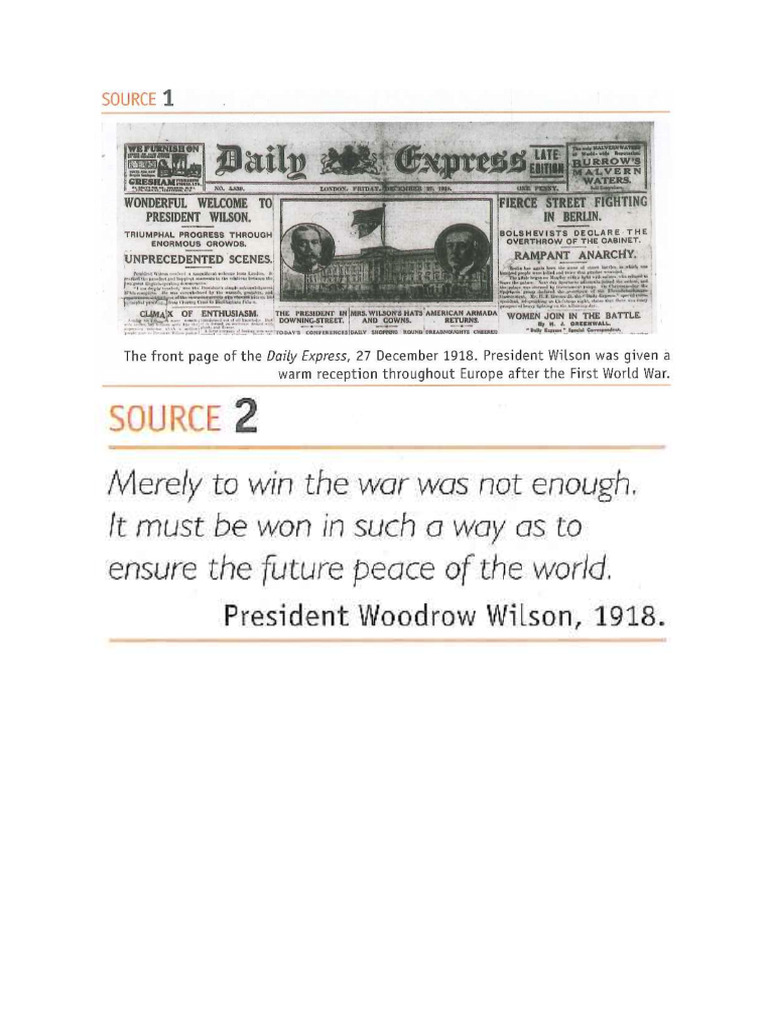 History IGCSE Sources For America Depth Study | PDF