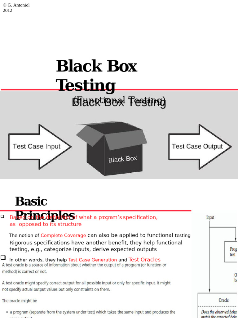 08a-Black Box Testing | PDF | Variable (Computer Science) | Software ...