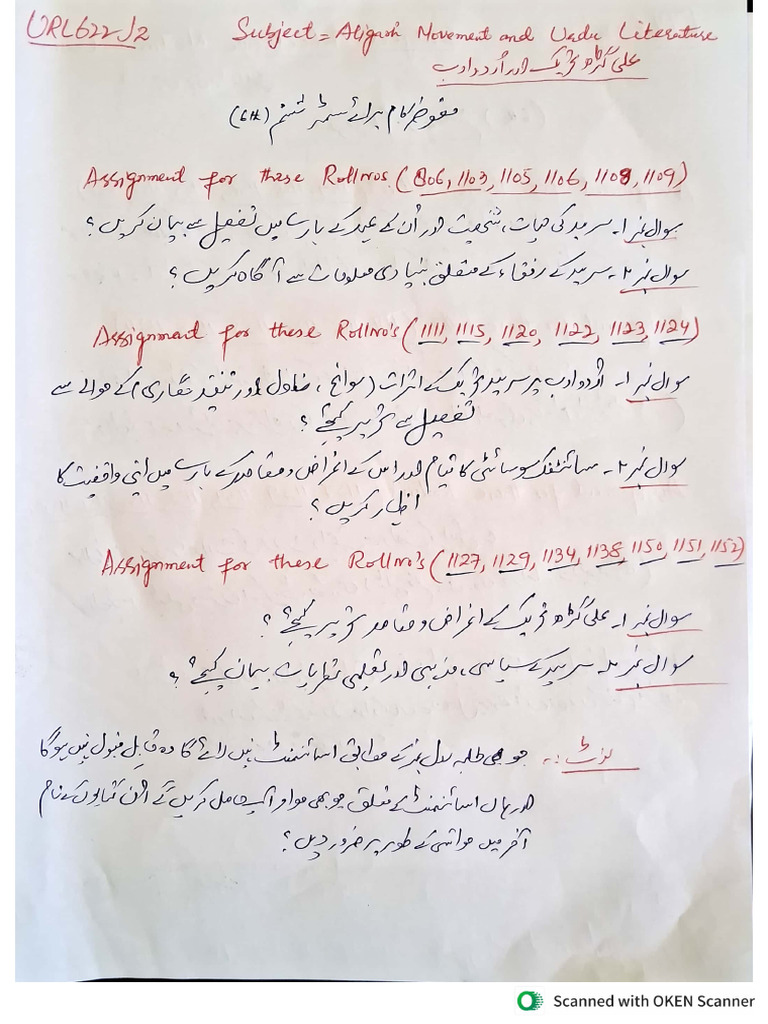 6Th Sem. Tutorial_1 | PDF