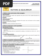Physics Grade 10 Unit One | PDF | Euclidean Vector | Velocity