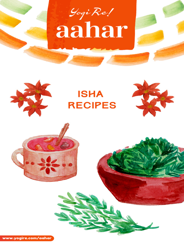 Yogi Re Aahar - Isha Food Recipes | PDF | Juice | Diet & Nutrition