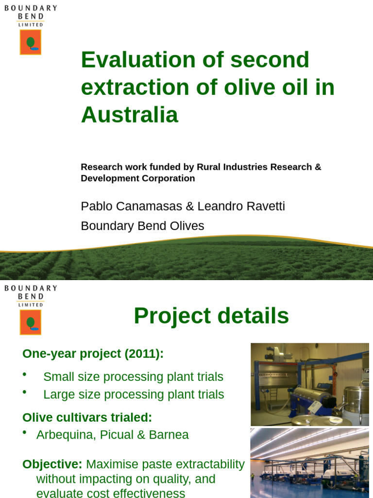 Adelaide 2012 - Second Extraction | PDF | Olive Oil