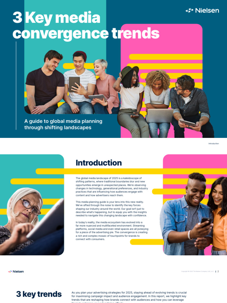Nielsen - 3 Key Media Convergence Trends | PDF | Advertising | Television