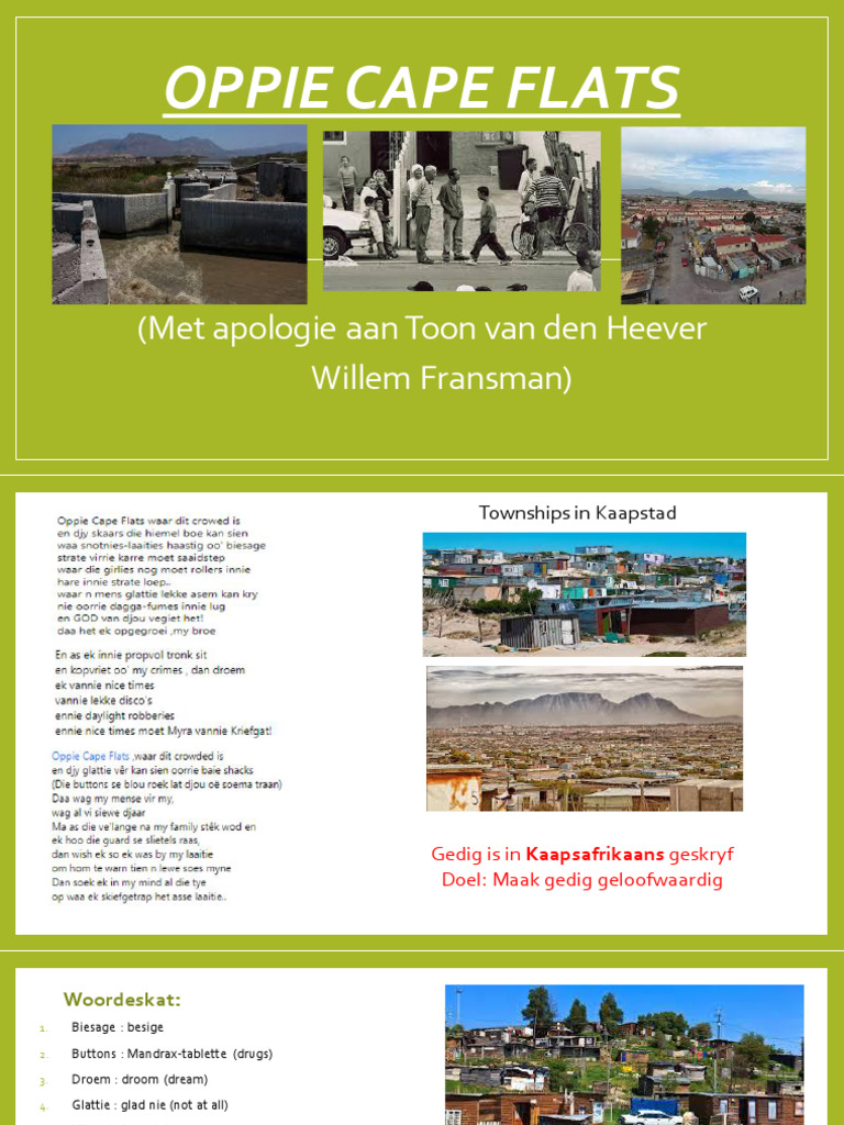 Oppie Cape Flats (2022) | PDF