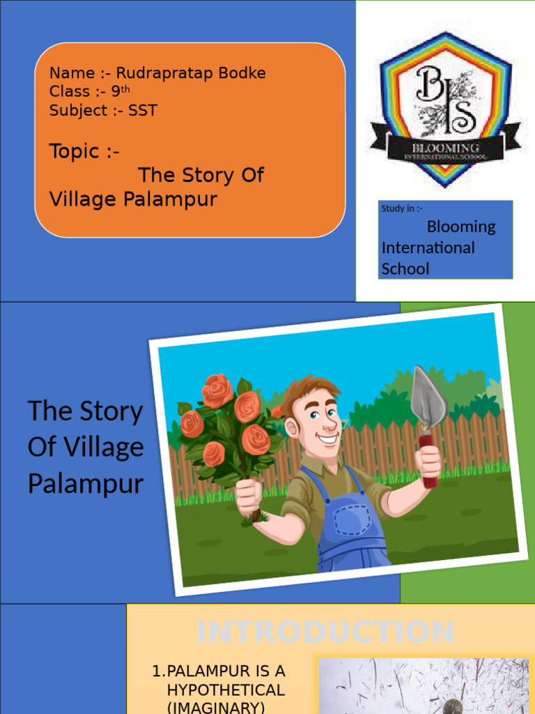 Village Palampur Overview for Class 9 | PDF