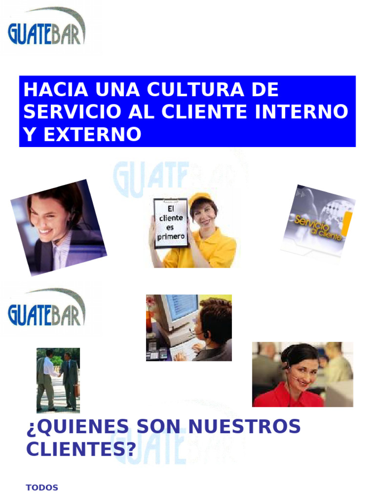 Curso Servicio Al Cliente Empresa Guatebar | PDF