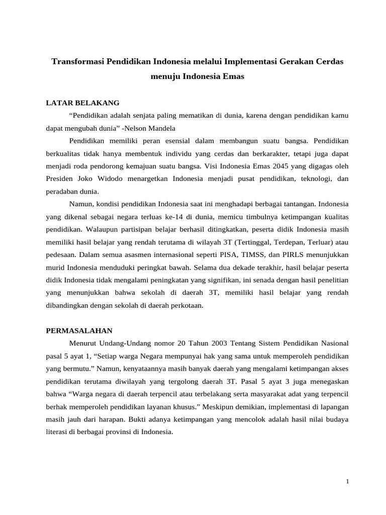 Contoh Esai Sesuai Template P 5 | PDF