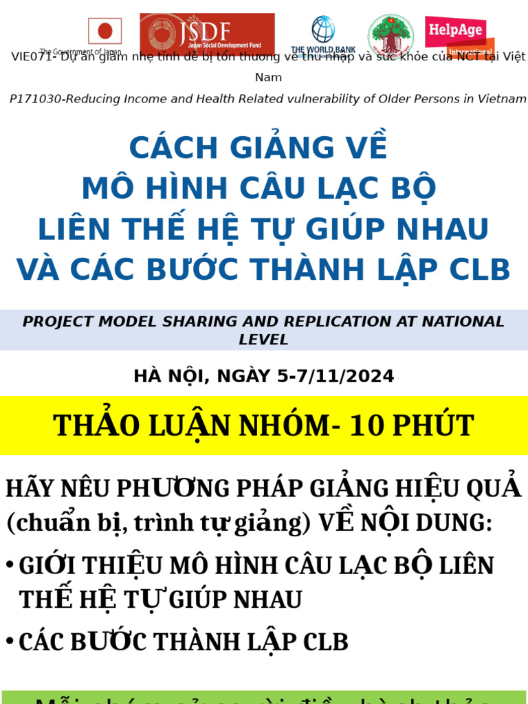 TL4 Mo Hinh CLB Va Cac Buoc Thanh Lap CLB | PDF