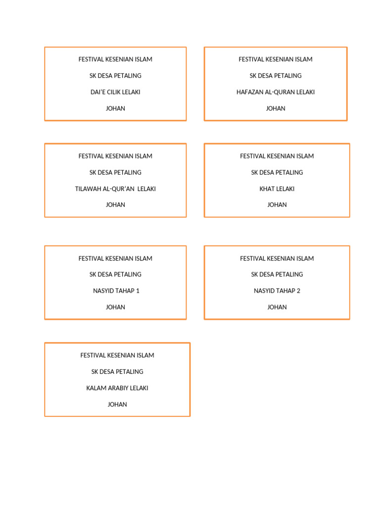 Plaque Pend Islam | PDF