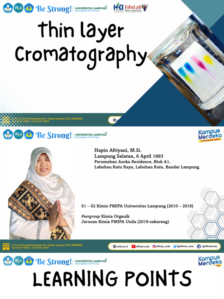 Hapin Afriyani, M.Si | PDF | Elution | Solvent