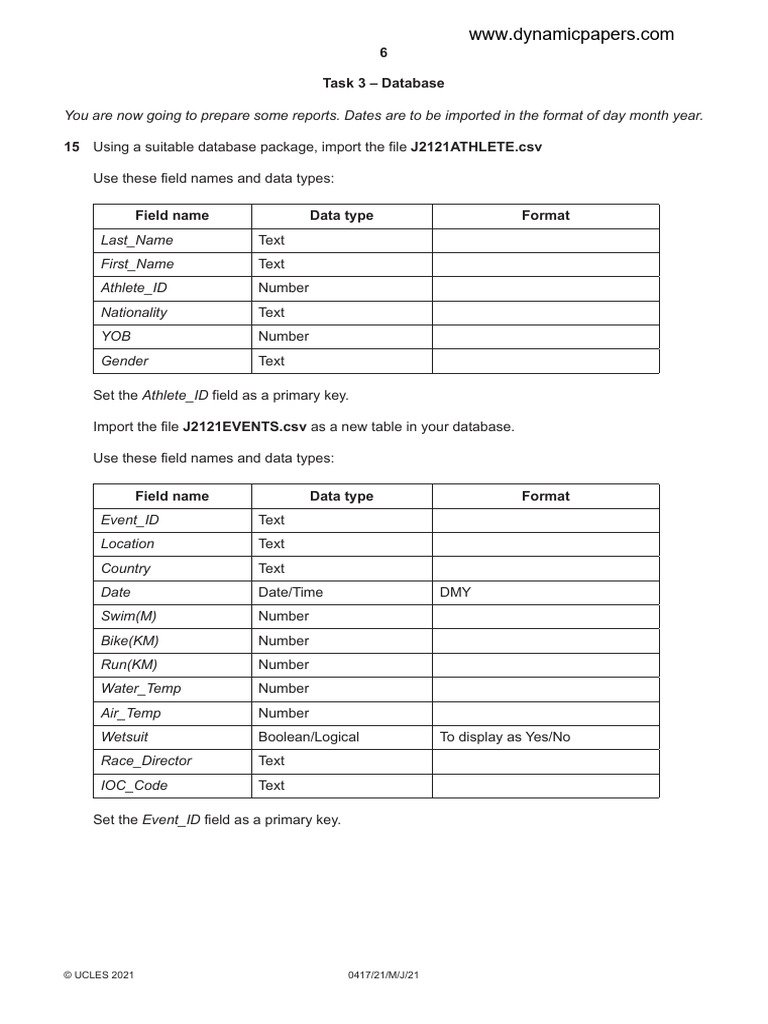 IGCSE Information and Communication Technology 0417 - 21 Paper 3 May ...