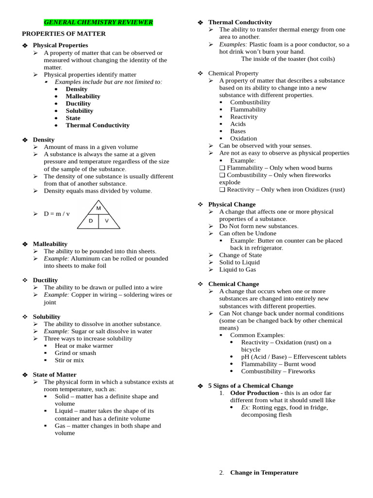 General Chemistry Reviewer 88 | PDF | Atoms | Ion