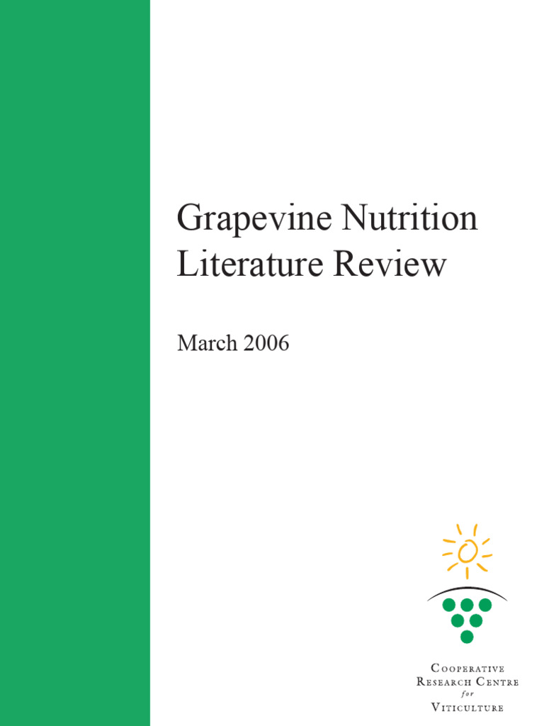 Grapevine Nutrition Literature Review | PDF | Plant Nutrition | Vineyard