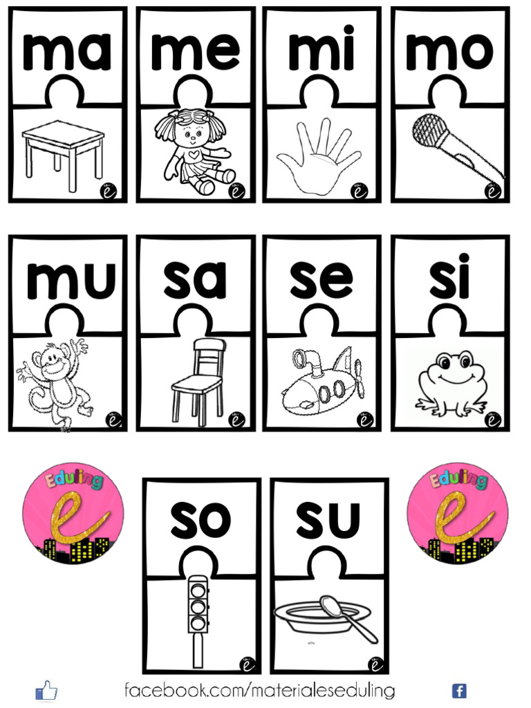 Rompecabezas Silabas | PDF