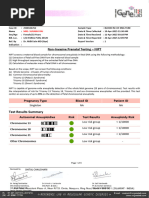 NIPT Sample Report | PDF | Medicine | Clinical Medicine