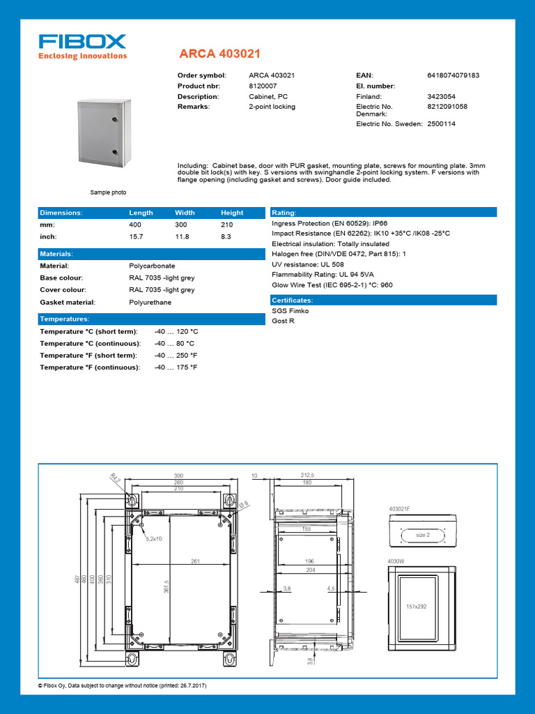 Junction Box (Datasheet) 1 | PDF