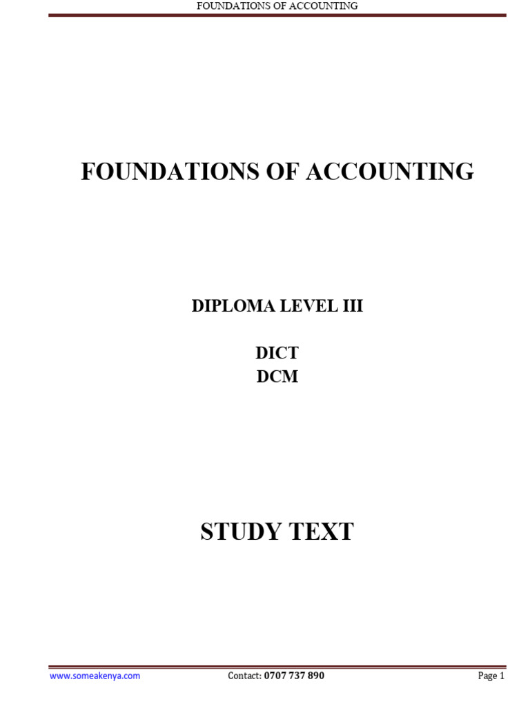 Foundations of Accounting - Samples | PDF | Transaction Account | Fixed ...