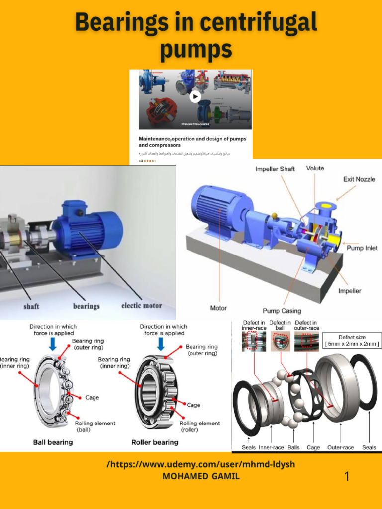 Centrifugal Pump Bearing Types | PDF | Pump | Bearing (Mechanical)