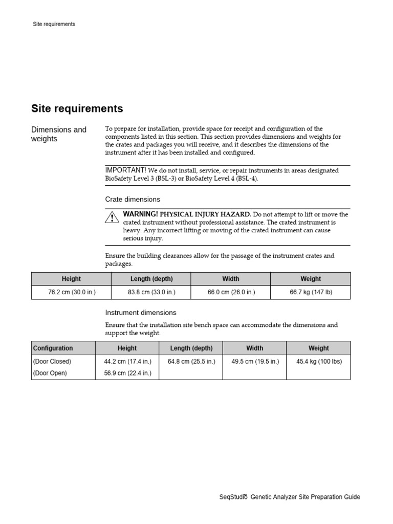 SeqStudio Preparación de Sitio | PDF | Electromagnetic Interference | Mains Electricity