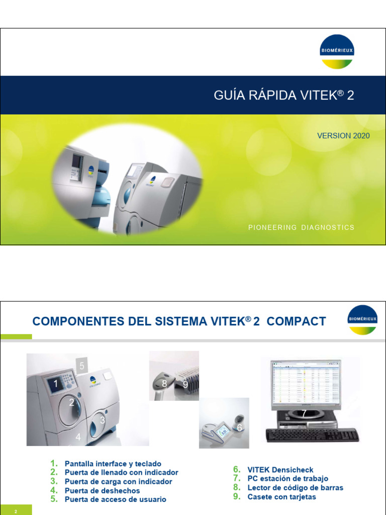 Guía Rápida VITEK 2 | PDF | Microbiología