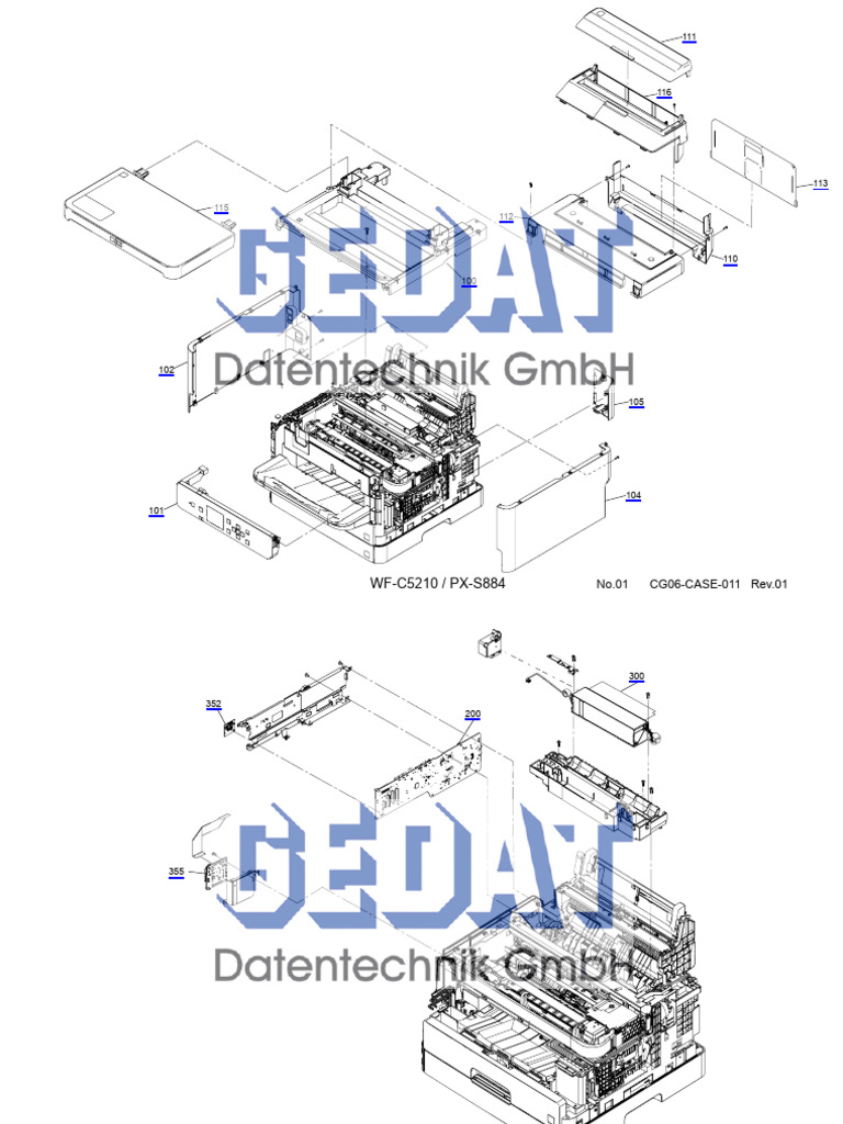 Epson WF - c5210 Service Parts | PDF