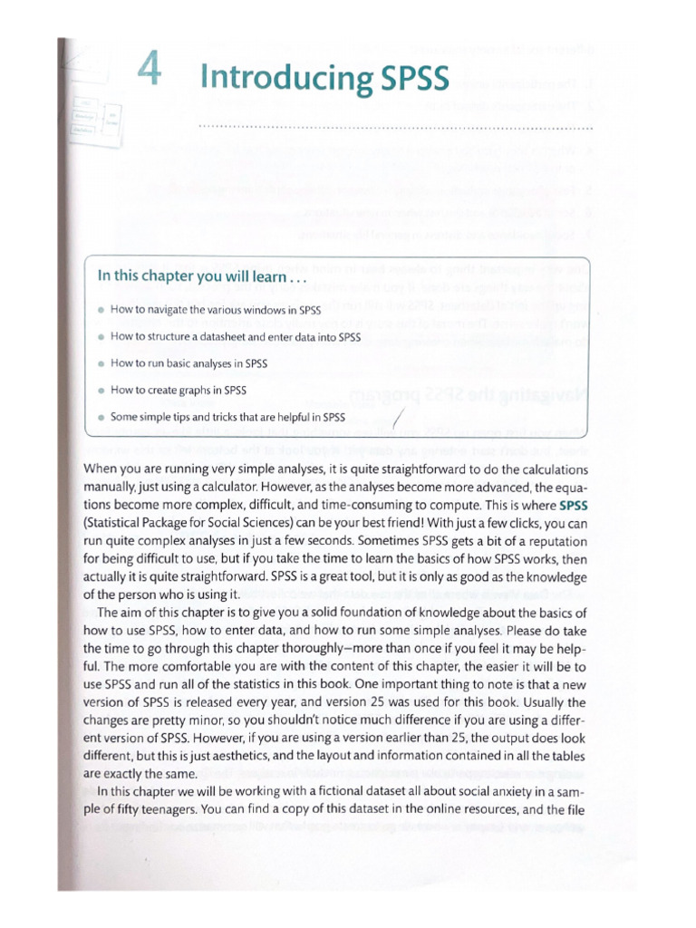 Introducing SPSS | PDF