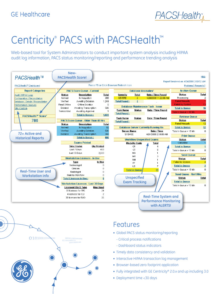 GE PACSHealth Brochure v9 | PDF | Information Technology | Computing