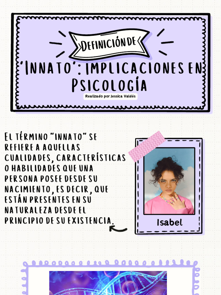 Implicaciones de lo Innato en Psicología | PDF | Comportamiento ...