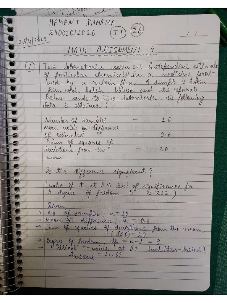 MATH ASSIGNMENT 4 - Compressed | PDF