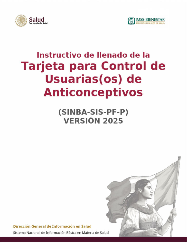 I Sinba-Sis-Pf-P 2025 | PDF | Control de la natalidad | Cuidado de la salud