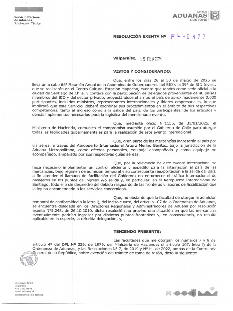 Resol 677 Del 19 02 2025 | PDF