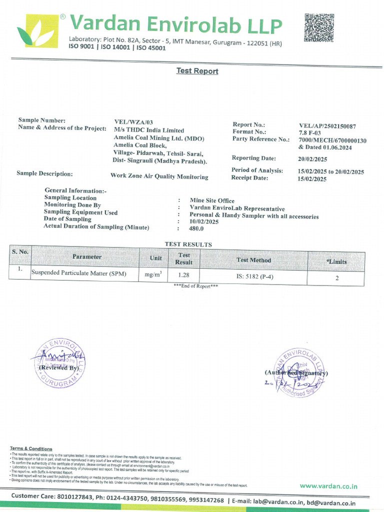 Work Zone Air Quality Monitoring | PDF