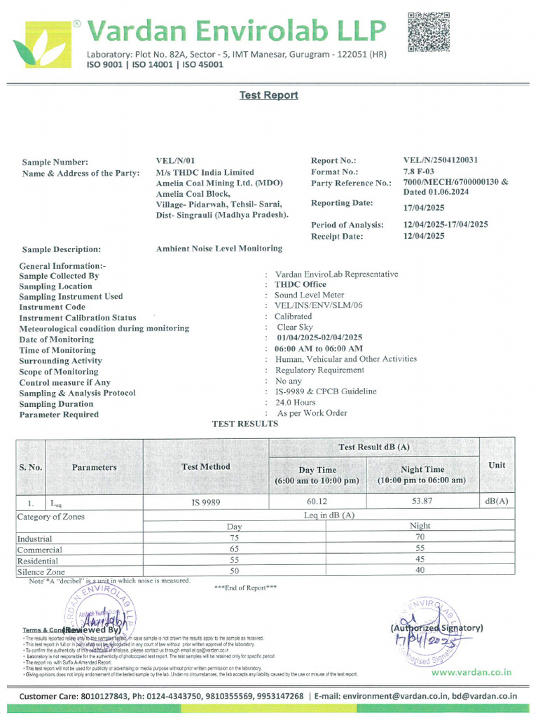 Ambient Noise Level Monitoring (1) | PDF