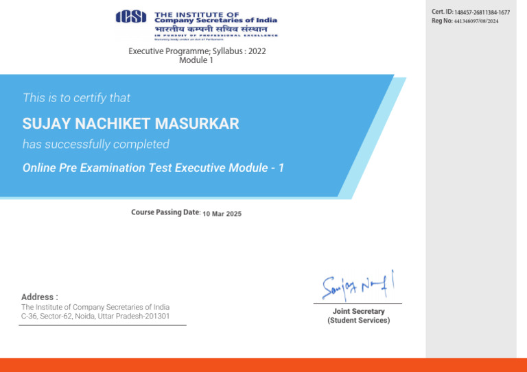 Sujay Masurkar 9093449 | PDF