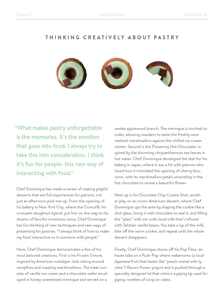 17 - Thinking Creatively About Pastry | PDF | Desserts | Foods