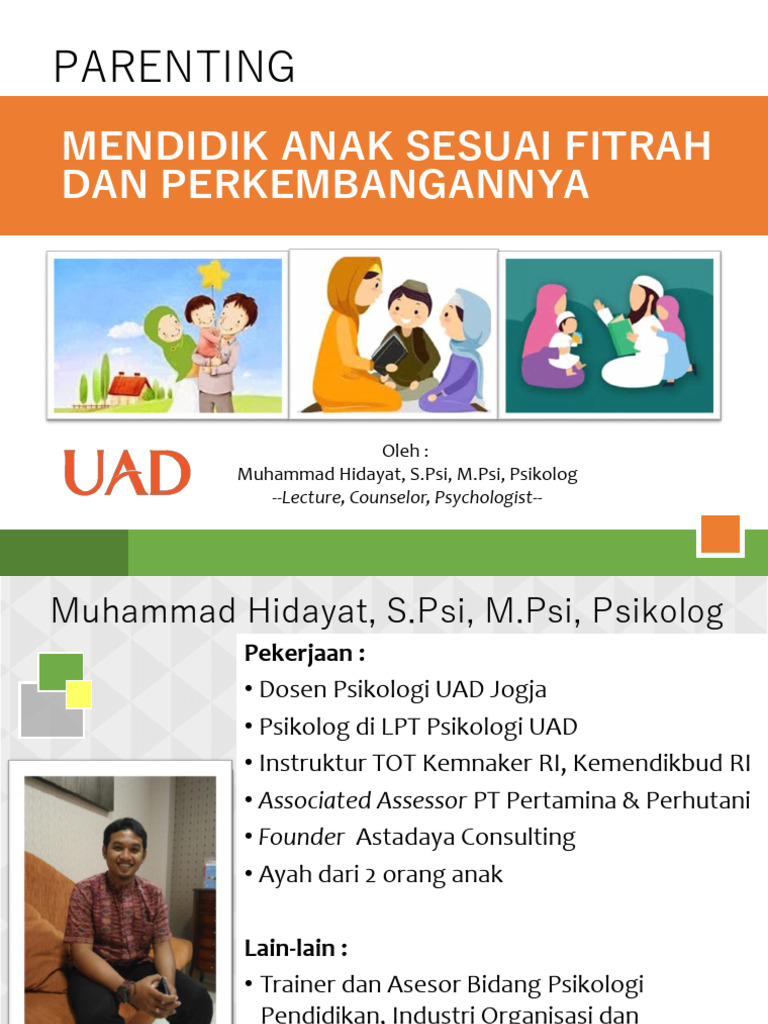 Mendidik Anak Sesuai Fitrah & Perkembangan | PDF