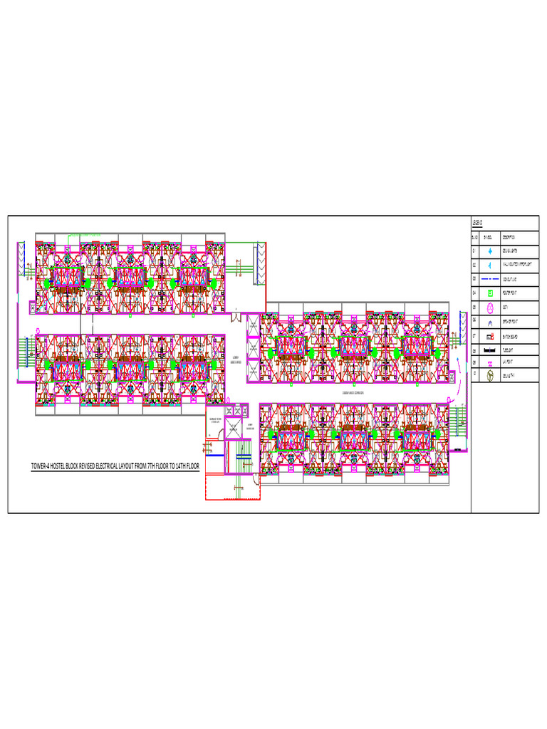R6 Tower-4 HVAC & ELD Revised Architectural Plan 9th To 14th Floors (1) - Model | PDF | Civil ...