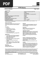 DLT-333 Food Grade Lubricant With PTFE: Technical Data Sheet (TDS ...