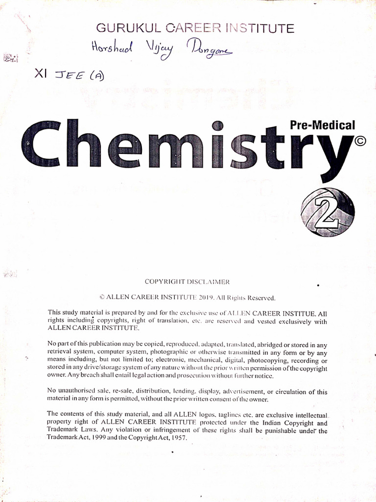 Chemistry DPP | PDF