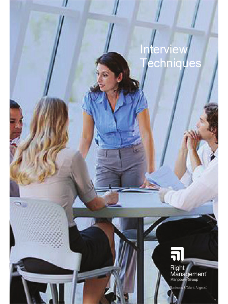 Outplacement Workbook InterviewTechniques | PDF | Body Language | Workweek And Weekend