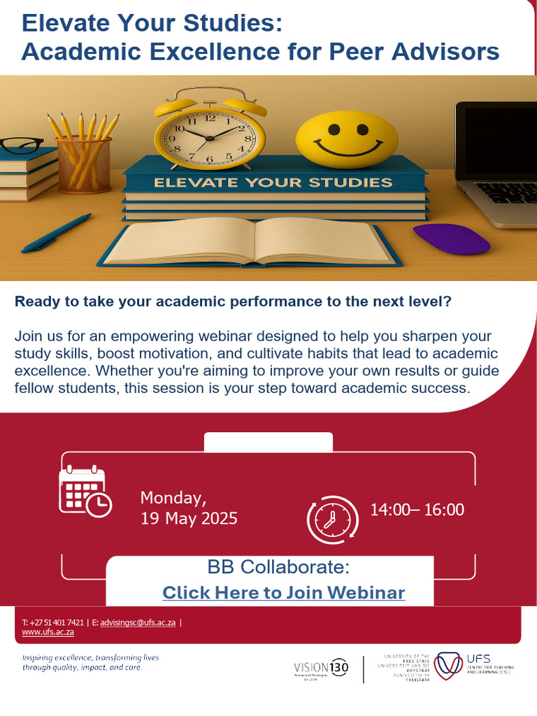 Elevate Your Studies - Academic Excellence For Peer Advisors | PDF