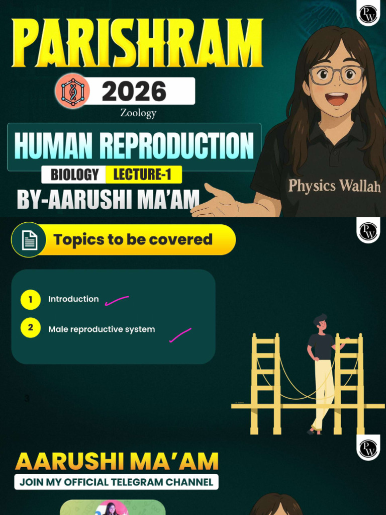 Human Reproduction Notes L-1 | PDF