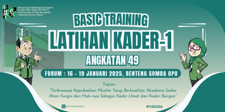 Biru Minimalist Rapat Kerja Osis Banner | PDF