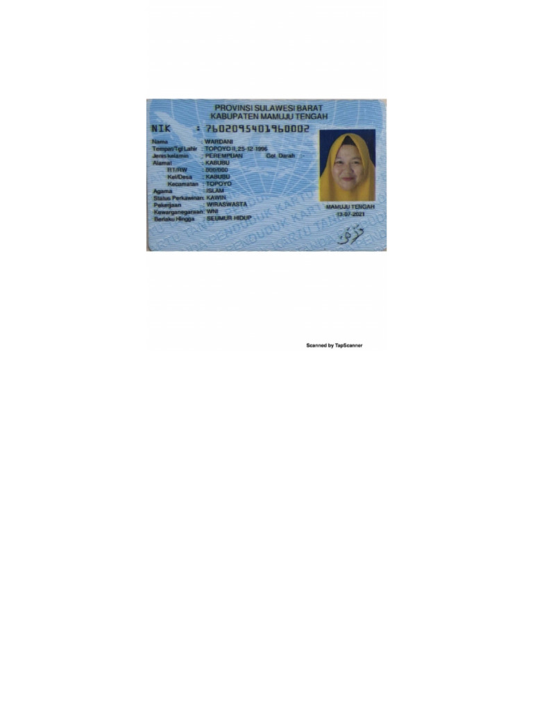 Print KTP Wardani | PDF