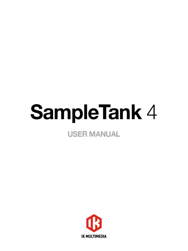 SampleTank 4 User Manual | PDF | License | Synthesizer