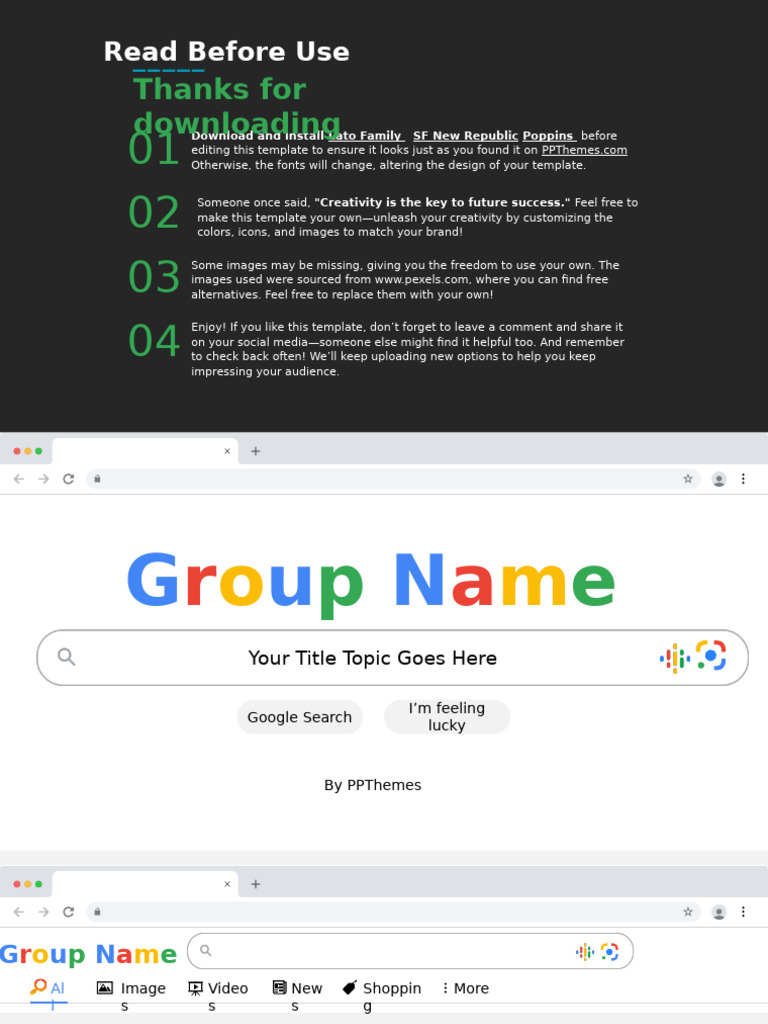 Google Chrome Powerpoint Template | PDF | Human Communication